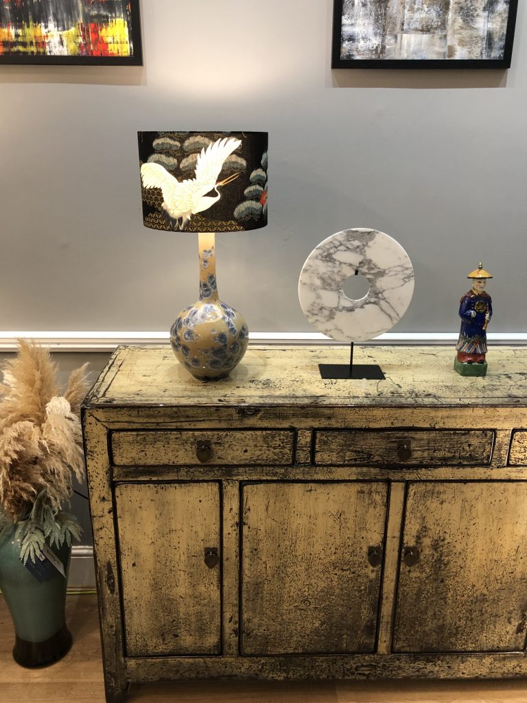 Patrick Lamp (No 34) – Hand Thrown Crystalline Glazed (Lampshade is ...